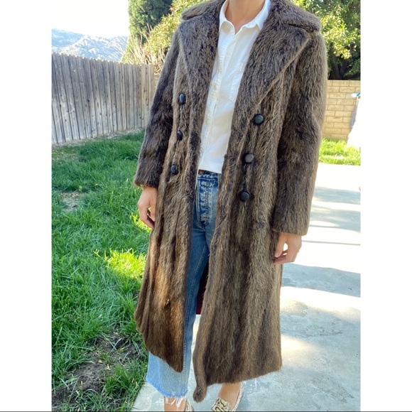 Jackets & Coats | Vintage Nutria Full Length Fur Coat | Poshmark